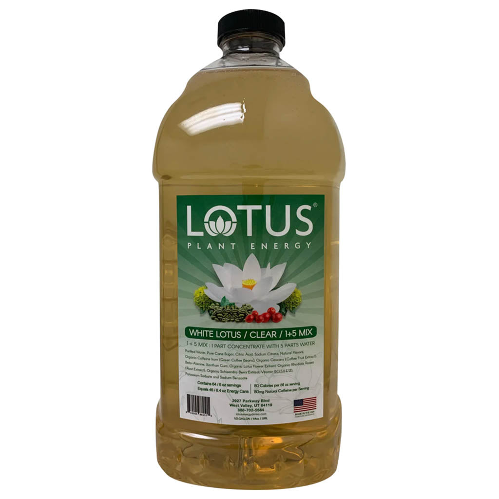Lotus: White Lotus 1/2 gal – Aloha Beverage Solutions