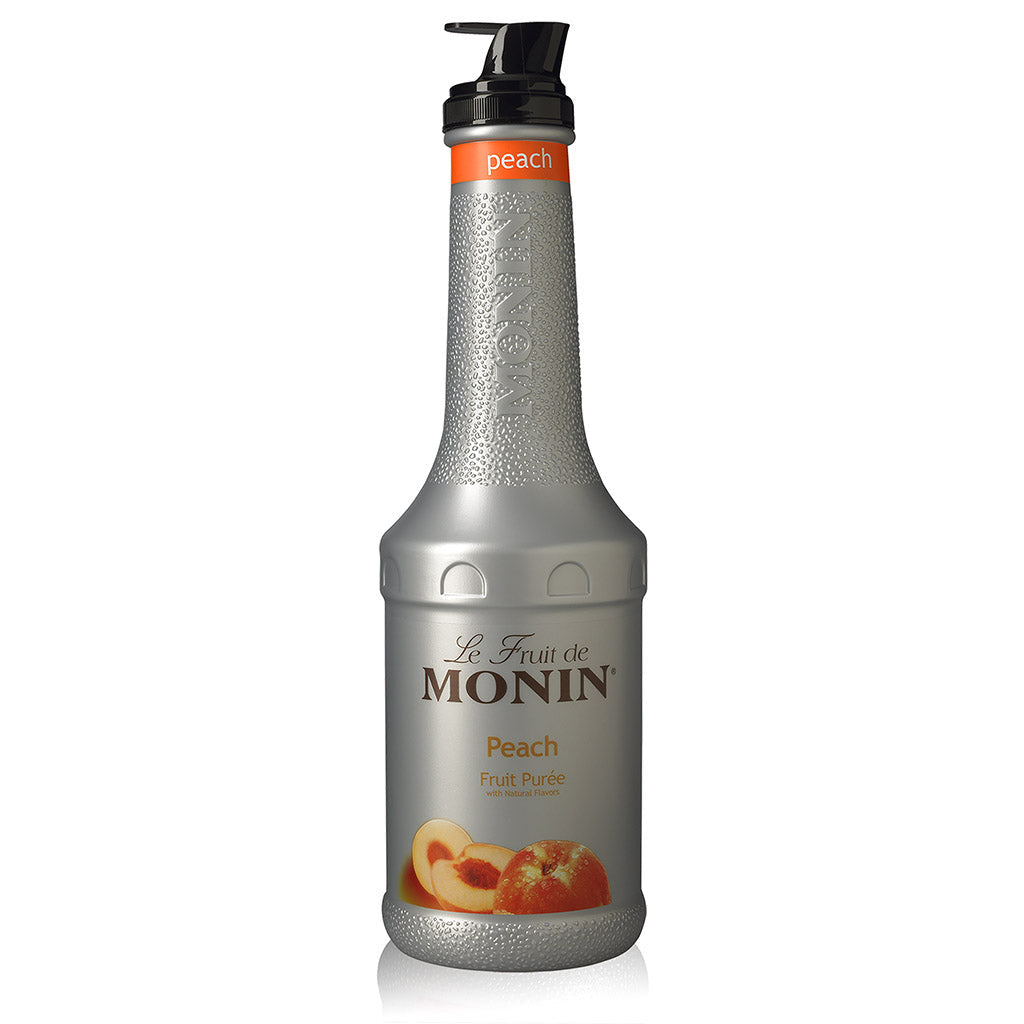 Monin: Peach Puree 1 Liter – Aloha Beverage Solutions